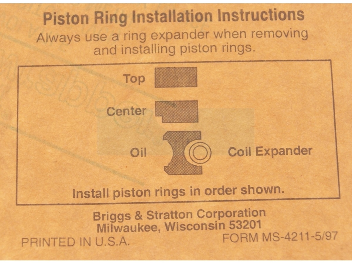 Kit segment pour moteur Briggs & Stratton (495854) 257400 - 28N700 ...